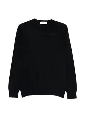 DELLA CIANA Long-sleeve Crew Neck Sweater - Blue