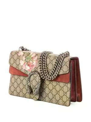 Gucci Dionysus Gg-pattern Floral-print Shoulder Bag - Neutrals