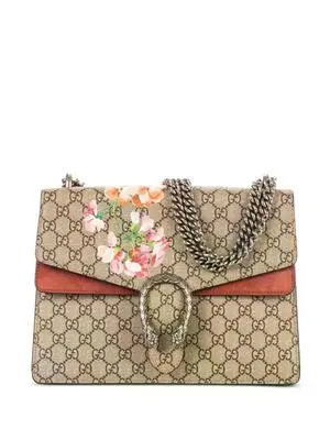 Gucci Dionysus Floral-print Chain Shoulder Bag - Neutrals
