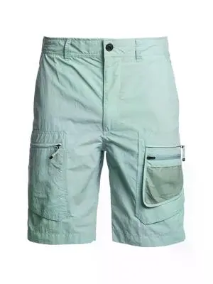 PARAJUMPERS Logo-patch Cargo Shorts - Blue