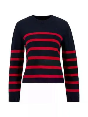 Barbour Striped Crew Neck Sweater - Blue
