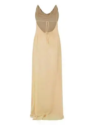 Blumarine Cowl-neck Maxi Dress