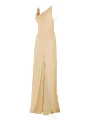 Blumarine Cowl-neck Maxi Dress