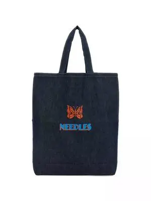 Needles Large Denim Tote Bag