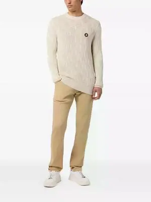 BILLIONAIRE Round-neck Sweater - Neutrals