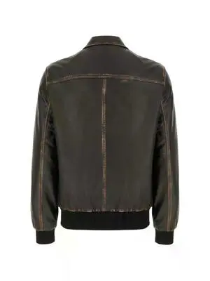 COLAMARINO Zip-up Leather Jacket