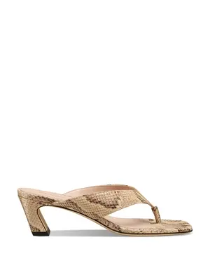 STUART WEITZMAN Stassi 50 Thong Sandals