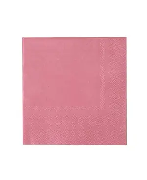 JOLLITY & CO Solid Shade Colors, Paper Party Large Napkins, Set Of 16 Amaranth