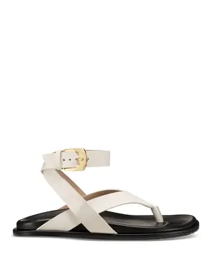 STUART WEITZMAN Mary Kate Sandals - Cream