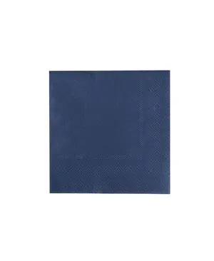JOLLITY & CO Solid Shade Colors, Paper Party Cocktail Napkins, Set Of 20 Midnight
