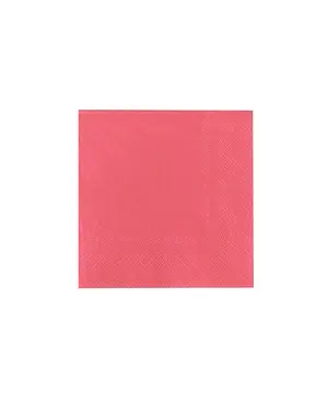 JOLLITY & CO Solid Shade Colors, Paper Party Cocktail Napkins, Set Of 20 - Watermelon