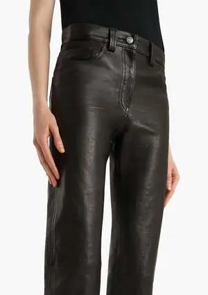 Khaite Callum Pant In Textured Lamb