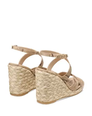 STUART WEITZMAN Alyssa Espadrille Wedge Sandals