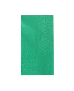 JOLLITY & CO Solid Shade Colors, Paper Party Guest Napkins, Set Of 16 Grass