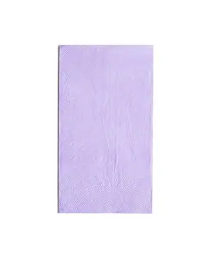 JOLLITY & CO Solid Shade Colors, Paper Party Guest Napkins, Set Of 16 - Lavender