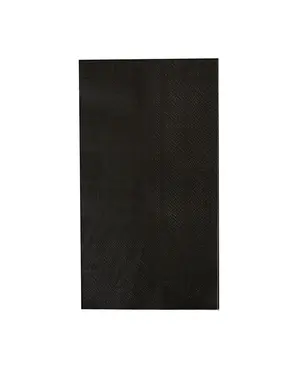 JOLLITY & CO Solid Shade Colors, Paper Party Guest Napkins, Set Of 16 - Onyx