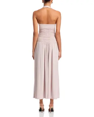 AYA MUSE Palo Halter Maxi Dress