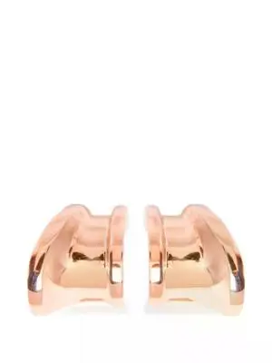 Max Mara Asymmetric Clip-on Earrings - Pink