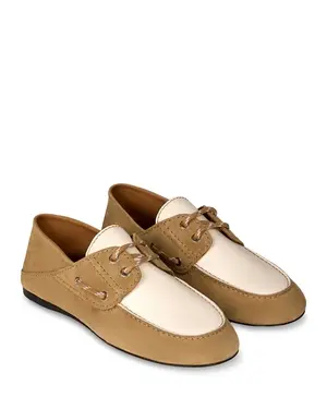 Sandro Sene Suede Boat Shoes