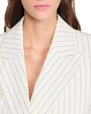 Sandro Striped Tailored Jacket