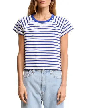 Denimist Raglan Tee - Blue Stripe