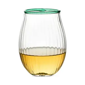 JULISKA Nell Stemless Wine Glass - Watercress