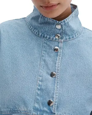 Rag & Bone Miramar Flyweight Popover Top