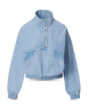 Rag & Bone Miramar Flyweight Popover Top