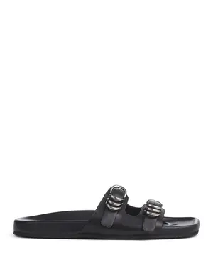 Rag & Bone Rue Leather Slide Sandals