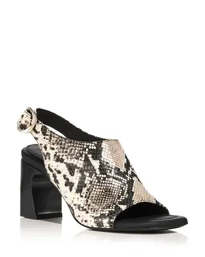 Rag & Bone Gigi Sandals - Black/white Snake