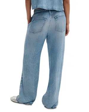 Rag & Bone Miramar Slink High Rise Wide Leg Jeans - Muray