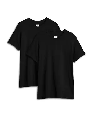 Rag & Bone 2 Pack Classic Flame Tee - Black