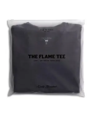 Rag & Bone 2 Pack Classic Flame Tee - Black