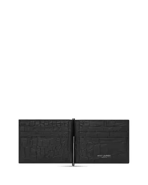Saint Laurent Cassandre Bill Clip Wallet