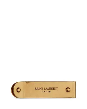 Saint Laurent Id Money Clip - Bronze