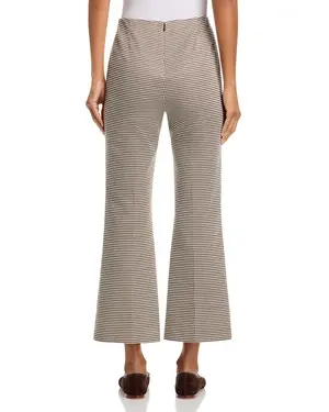 Rag & Bone Irina Kick Flare Pants - Brown Grid