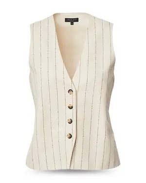 Rag & Bone Paulette Stripe Vest