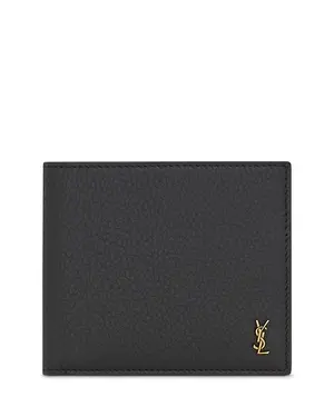 Saint Laurent Tiny Cassandre East/west Wallet - Black