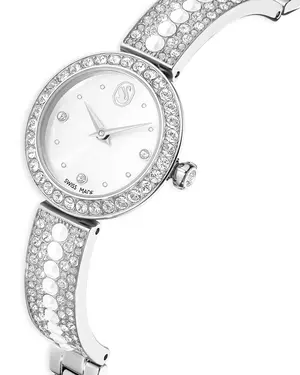 SWAROVSKI Matrix Pearl Bangle Watch, 26mm - Silver
