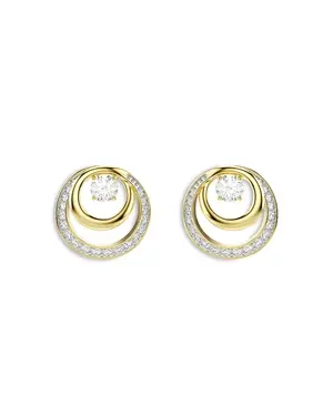 SWAROVSKI Hyperbola Stud Earrings - Gold