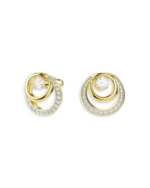 SWAROVSKI Hyperbola Stud Earrings - Gold