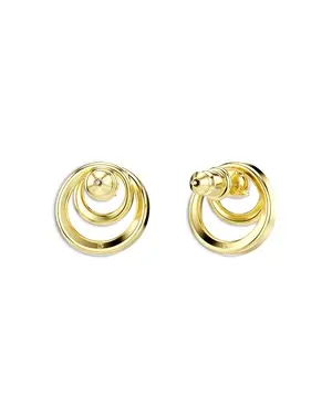 SWAROVSKI Hyperbola Stud Earrings - Gold