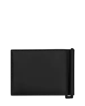 Saint Laurent Tiny Cassandre Bill Clip Wallet - Black