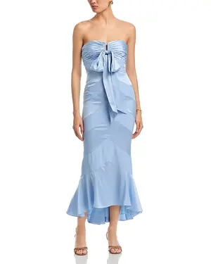 Cinq À Sept Cadilyn Silk Dress - Cornflower