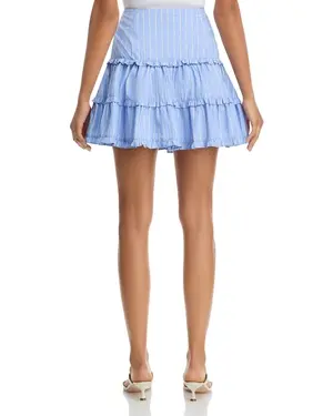 Cinq À Sept Lili Stripe Thea Skirt
