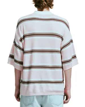 NAHMIAS Knit Striped Polo
