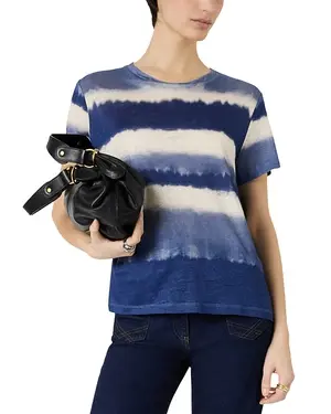 Gerard Darel Mabinty Linen Top - Indigo