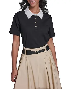 Karl Lagerfeld Paris Collared Tops