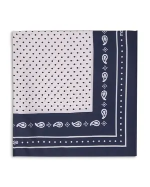 Maje Polka Dot Silk Scarf