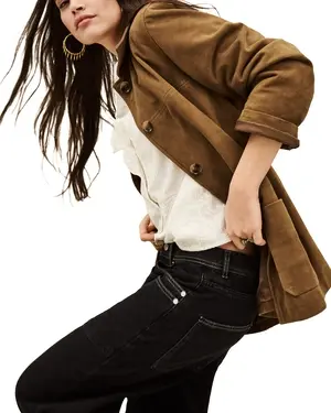Ba&sh Mario Leather Jacket